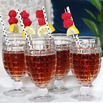 Spiked raspberry Iced Tea recipe