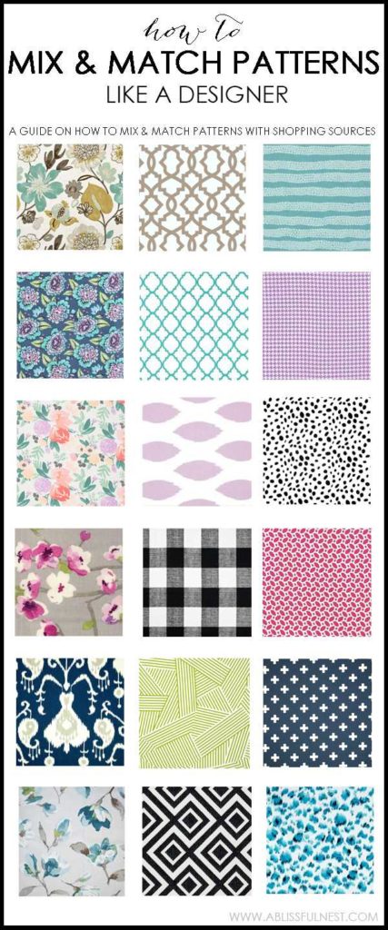 Mix Fabric Patterns Like A Designer With 3 Simple Steps