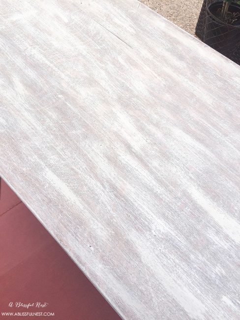 How To Paint A Weathered Wood Finish on Furniture