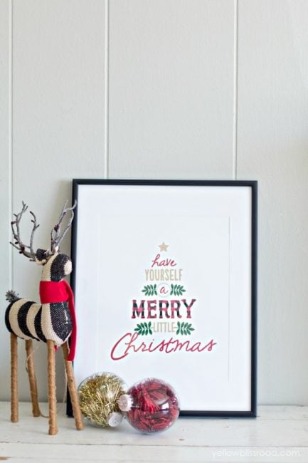 30 Free Christmas Printables to Download Now! - A Blissful Nest