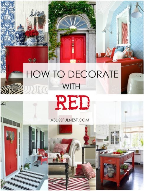How to Decorate With Red in Your Home + The BEST Red Paint Colors