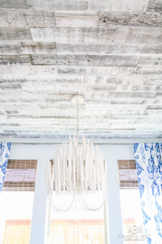 How to Install a Farmhouse Reclaimed Wood Ceiling with Stikwood - A ...