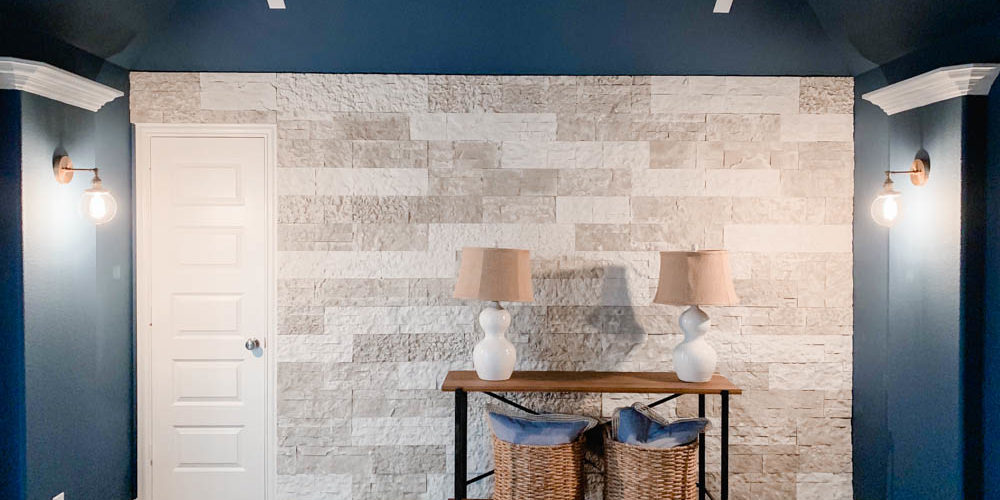 How To Build A Faux Stone Wall - A Blissful Nest