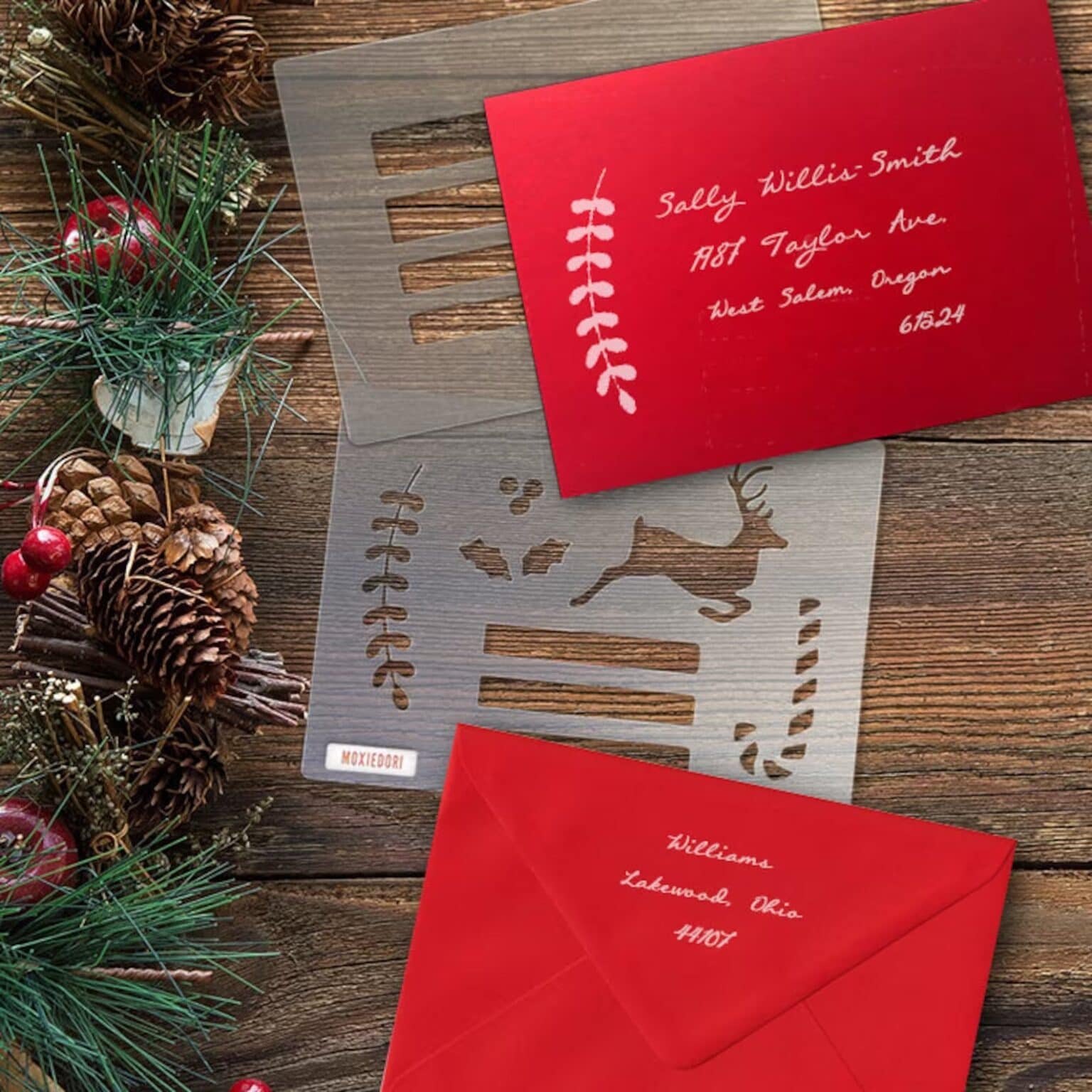 11 Creative Ways To Address Christmas Cards