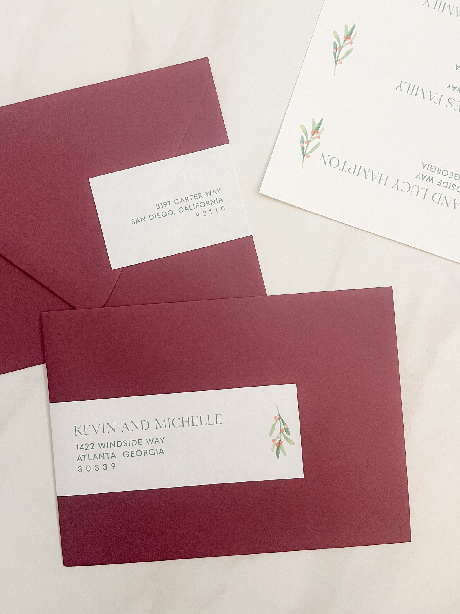 11 Creative Ways To Address Christmas Cards