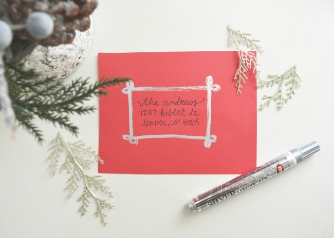 11 Creative Ways To Address Christmas Cards