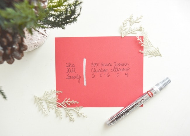 11 Creative Ways To Address Christmas Cards