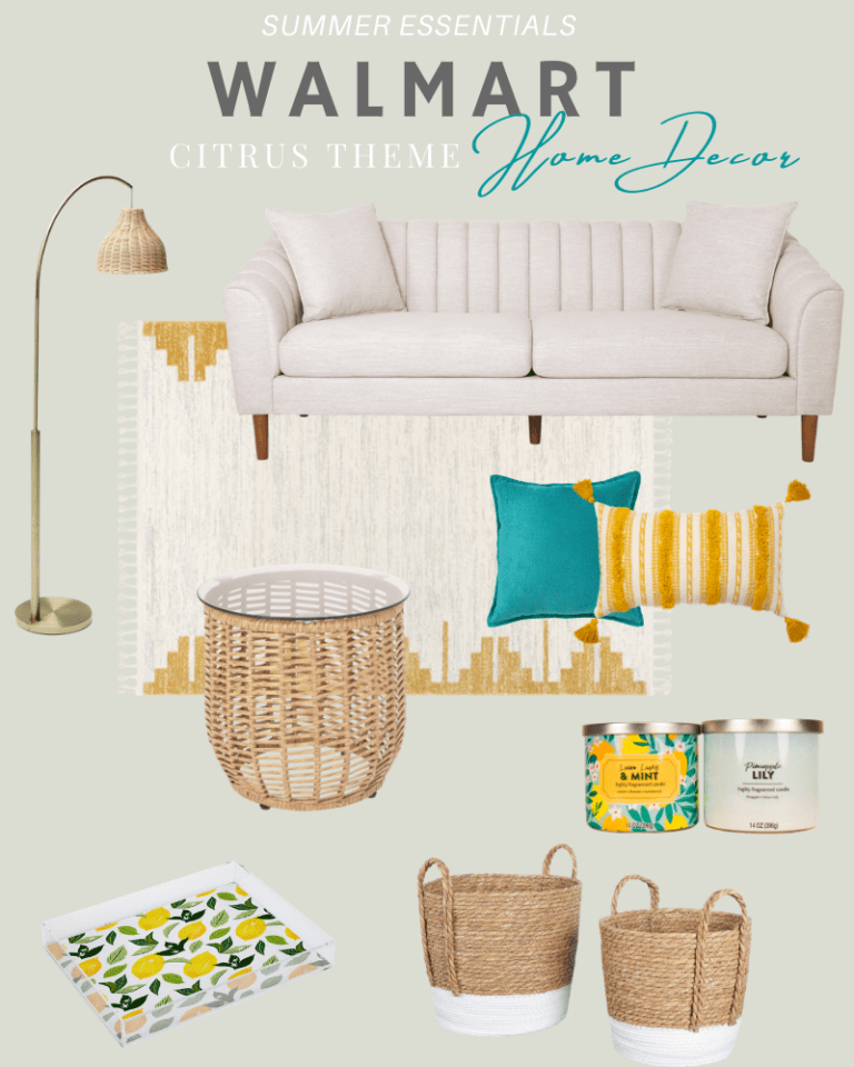 Citrus Infused Summer Home Decor Ideas - A Blissful Nest
