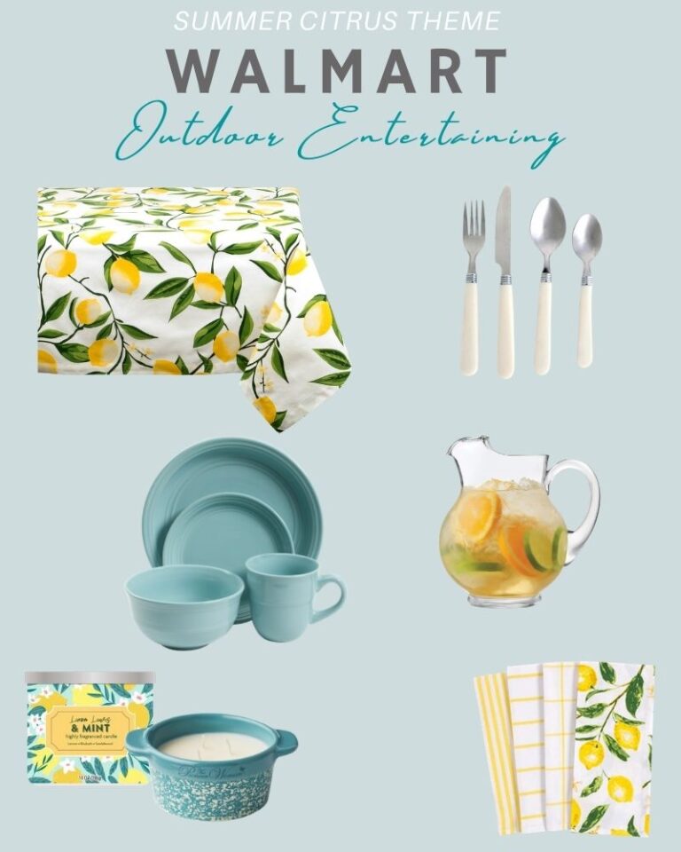 Simple Affordable Summer Decor With Walmart - A Blissful Nest