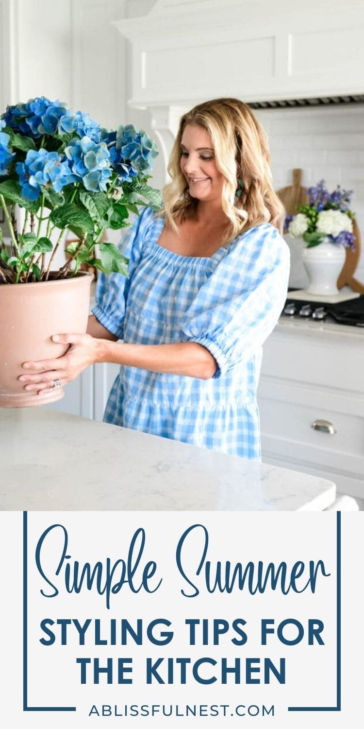 Simple Summer Styling Tips For The Kitchen - A Blissful Nest