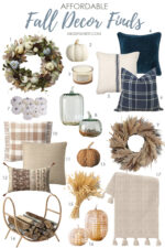 Stylish + Affordable Fall Decor Finds Under $100 - A Blissful Nest