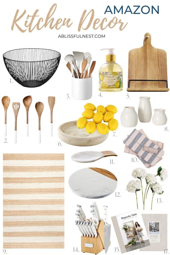 Amazon Kitchen Decor Finds - A Blissful Nest