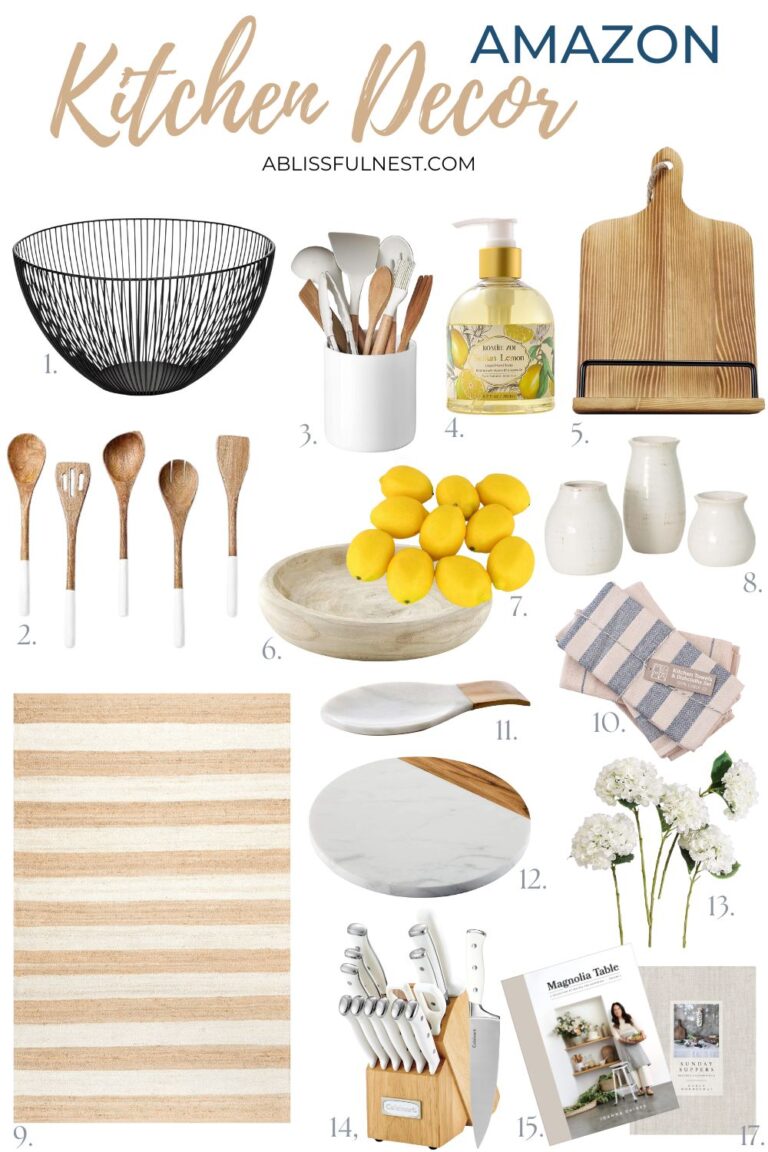 Amazon Kitchen Decor Finds - A Blissful Nest