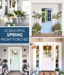 25 Beautiful Spring Front Porches | A Blissful Nest