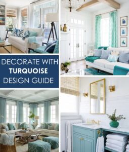 How to Decorate with Turquoise - 5 Design Tips - A Blissful Nest