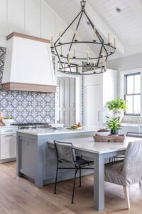 Mixing Kitchen Cabinet Colors - A Blissful Nest