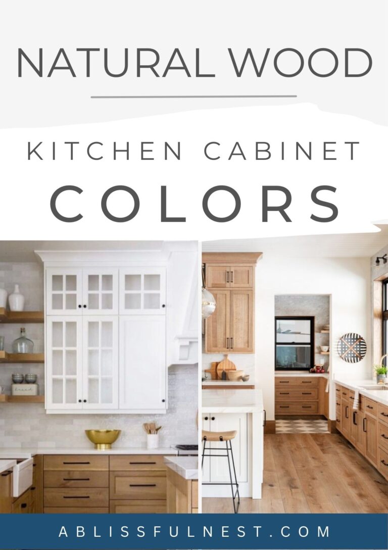 Natural Wood Kitchen Cabinet Colors - A Blissful Nest