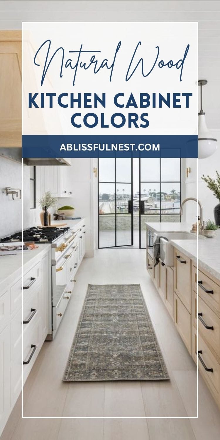Natural Wood Kitchen Cabinet Colors - A Blissful Nest