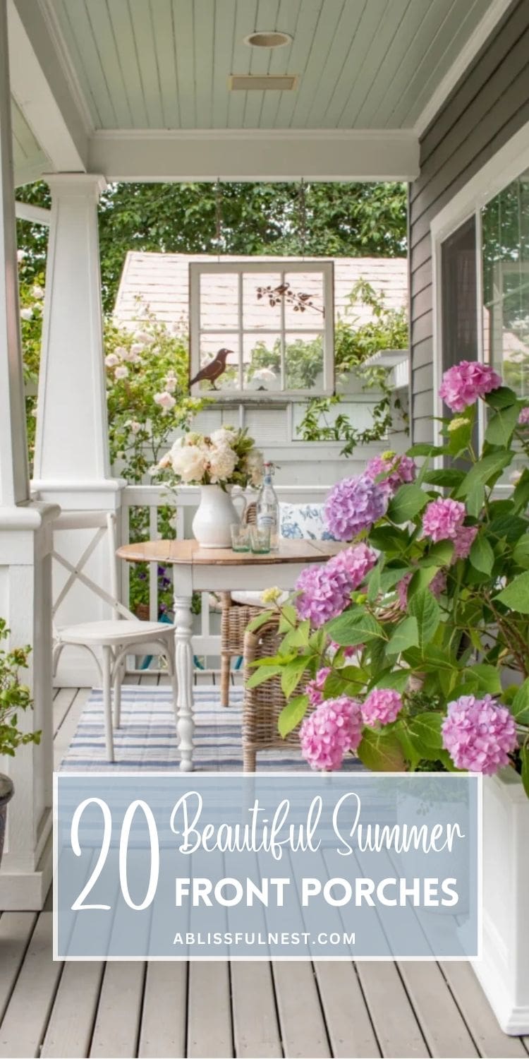 20 Beautiful Summer Front Porches | A Blissful Nest