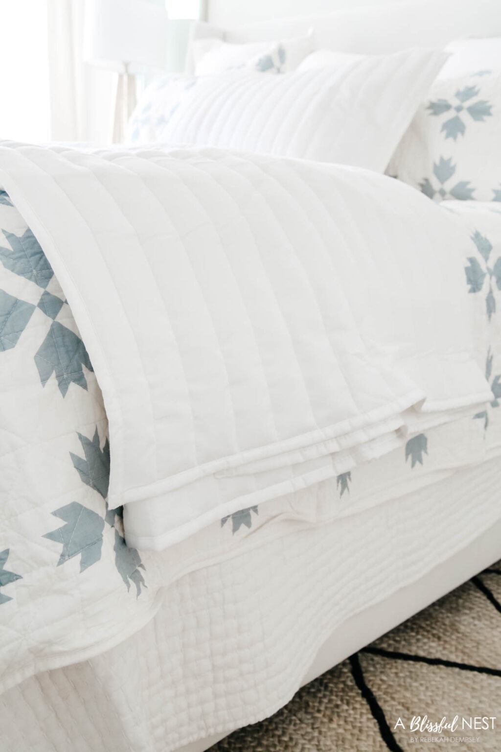How To Layer A Bed With A Quilt - A Blissful Nest