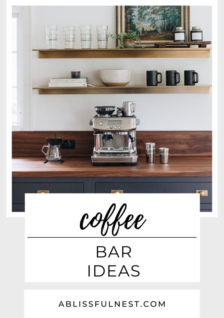 Coffee Bar Ideas | A Blissful Nest