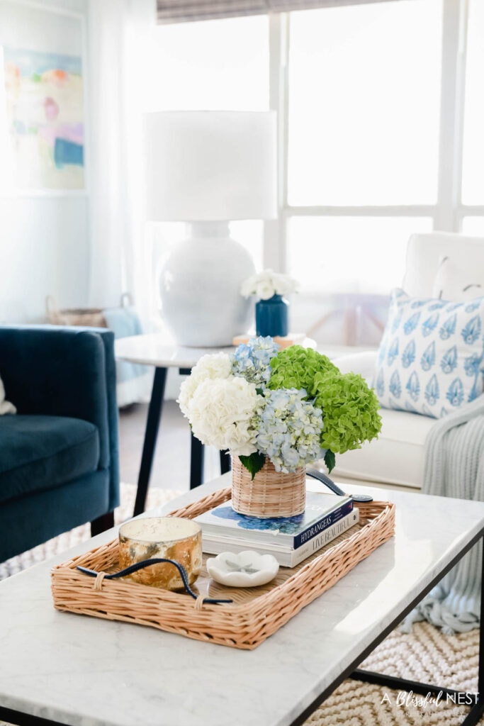 How to Style a Coffee Table - Coffee Table Styling - A Blissful Nest