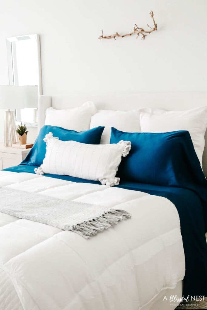 How To Layer A Bed For Winter - A Blissful Nest
