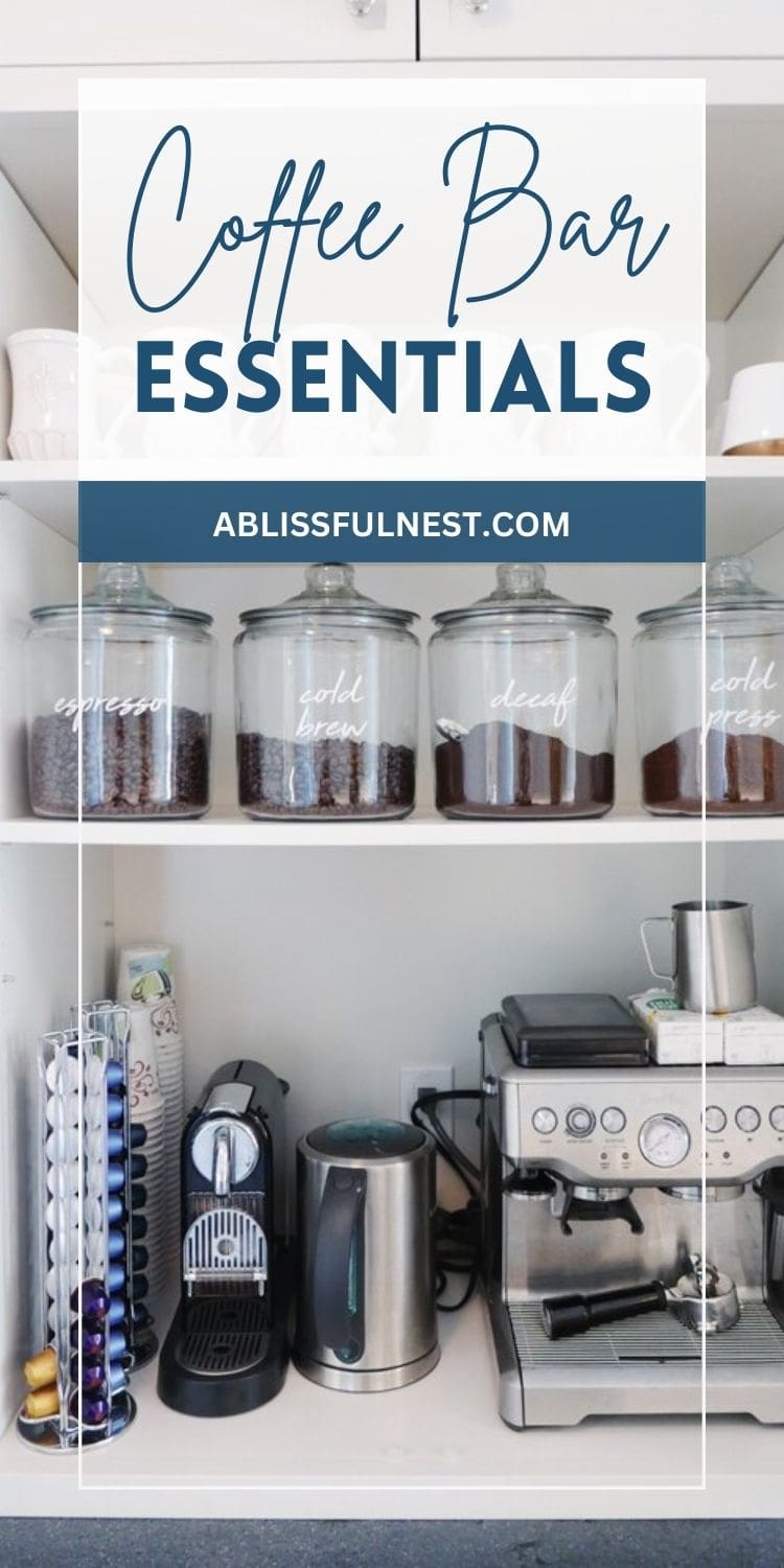 Coffee Bar Essentials - A Blissful Nest