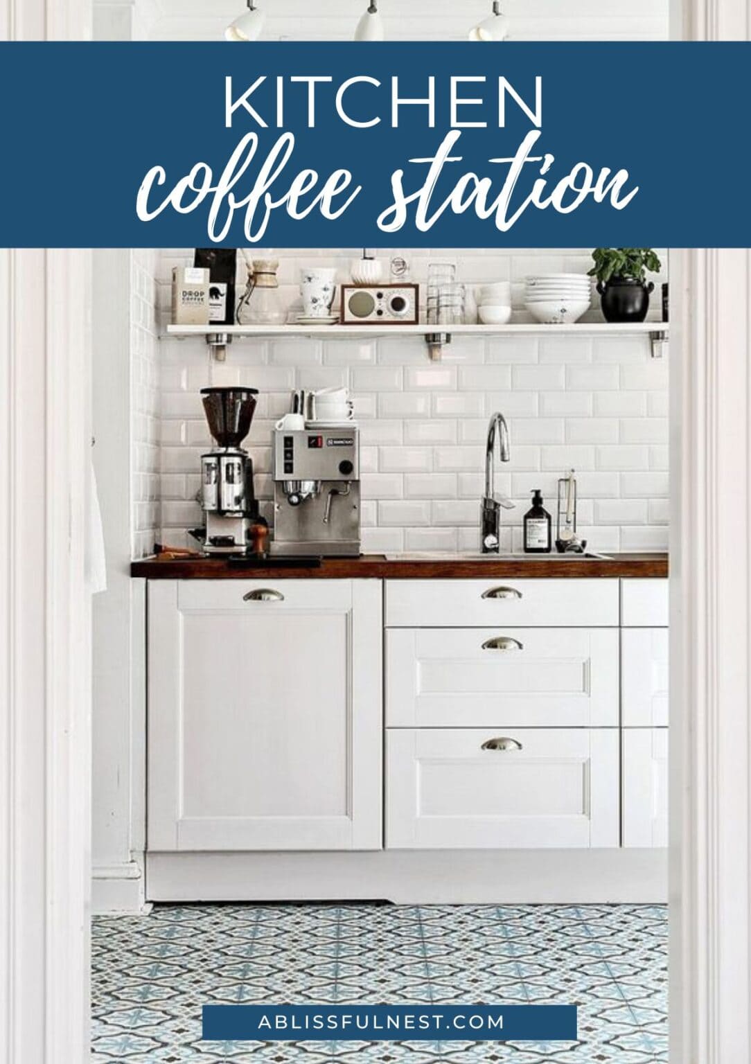 Kitchen Coffee Station - A Blissful Nest