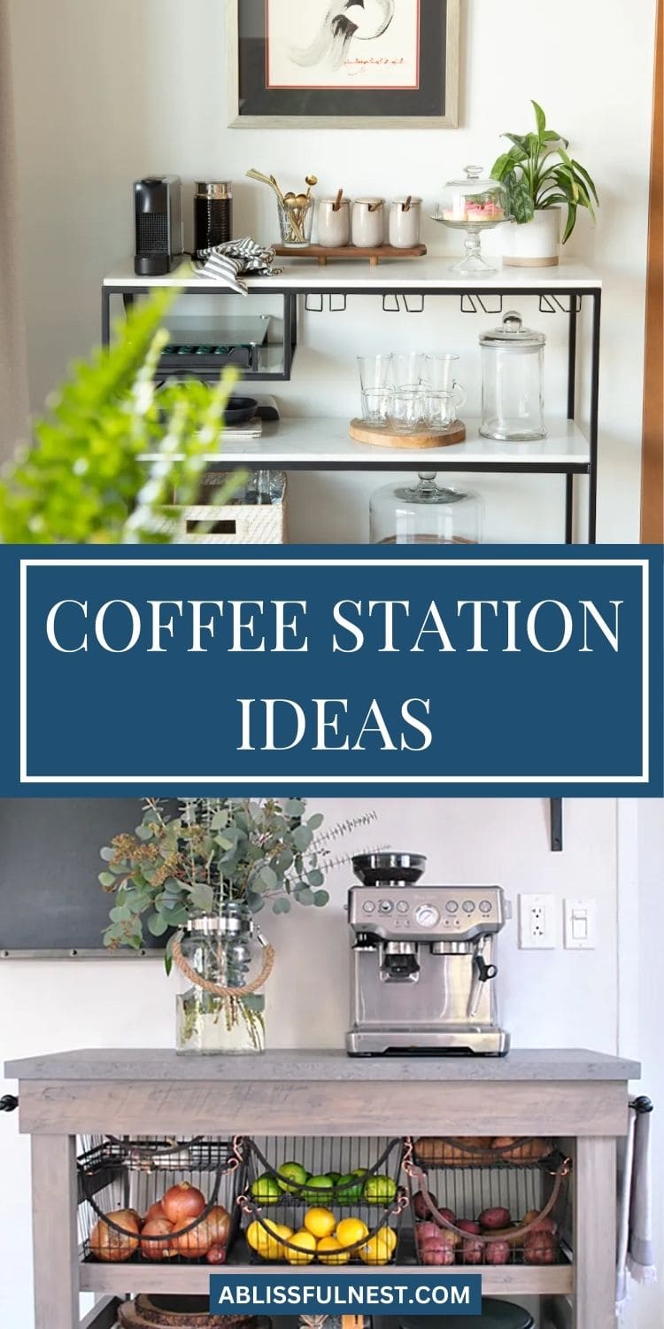 Coffee Station Ideas - A Blissful Nest
