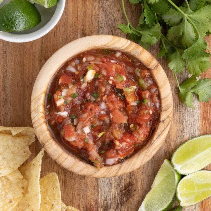 Easy Restaurant Style Salsa Recipe - A Blissful Nest