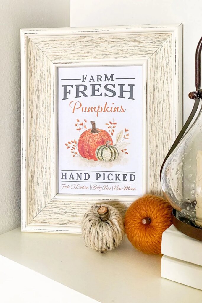 Free Fall Printables For Fall Decorating | A Blissful Nest