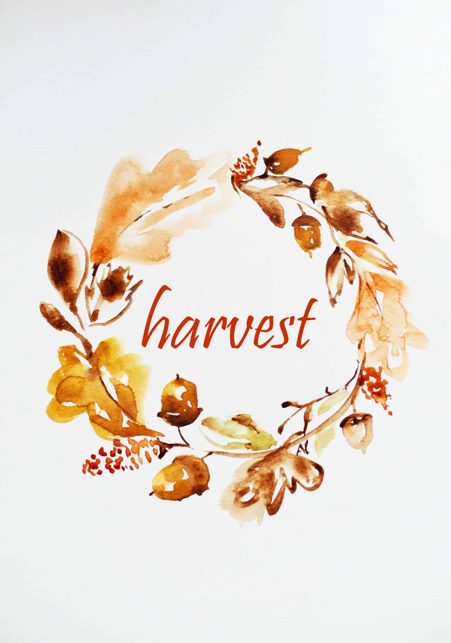 Free Fall Printables For Fall Decorating | A Blissful Nest