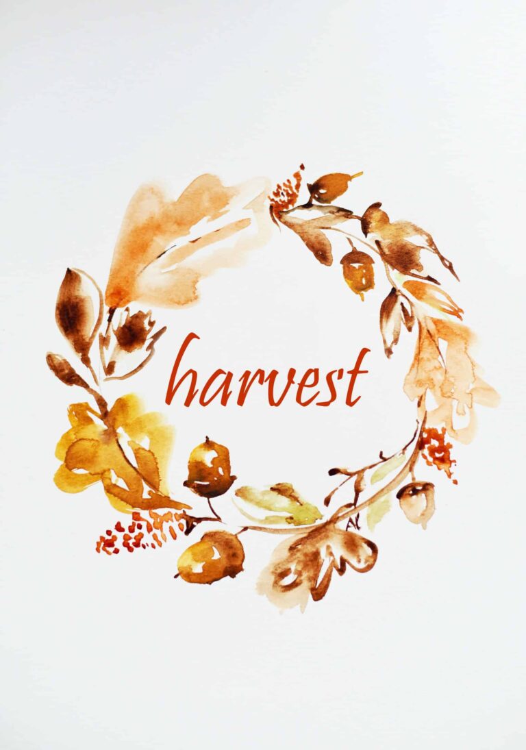 Free Fall Printables For Fall Decorating - A Blissful Nest