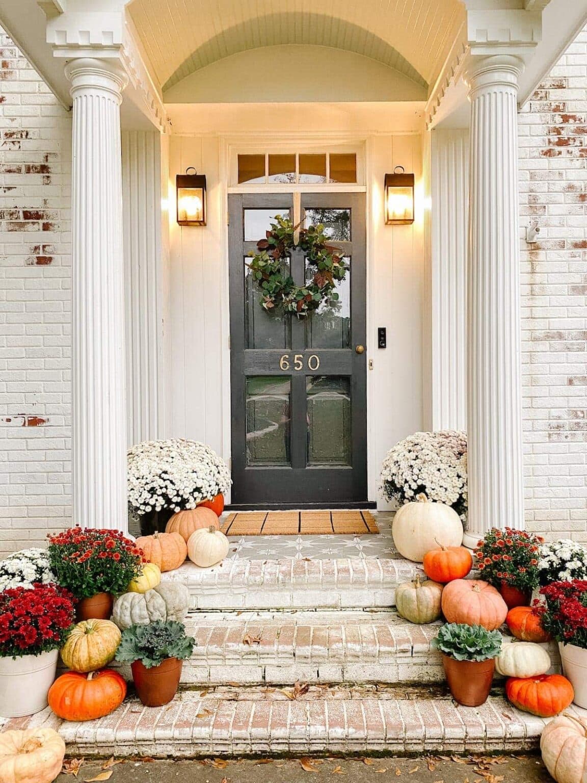 25 Fall Front Porch Ideas You HAVE To See! | A Blissful Nest