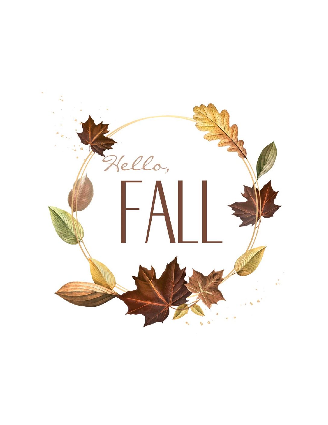 Free Fall Printables For Fall Decorating - A Blissful Nest