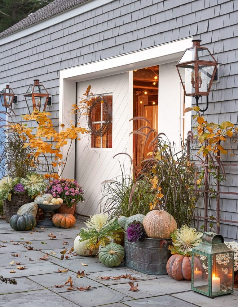 25 Fall Front Porch Ideas You HAVE To See! | A Blissful Nest