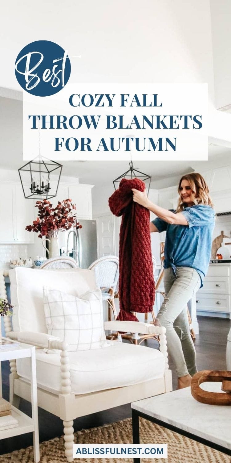 Cozy Fall Throw Blankets for Autumn | A Blissful Nest