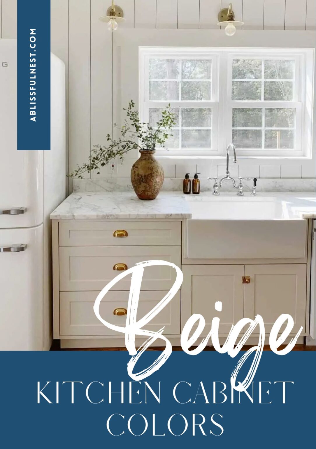 Best Beige Kitchen Cabinet Colors | A Blissful Nest