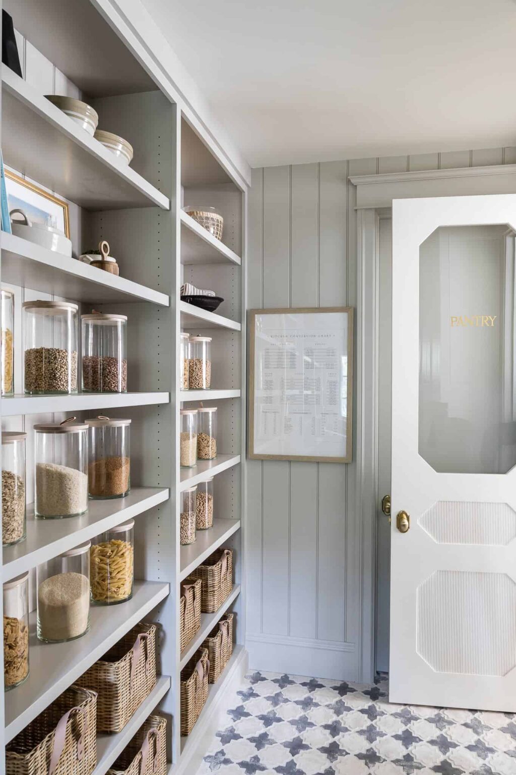 Pantry Kitchen Cabinet Colors | A Blissful Nest