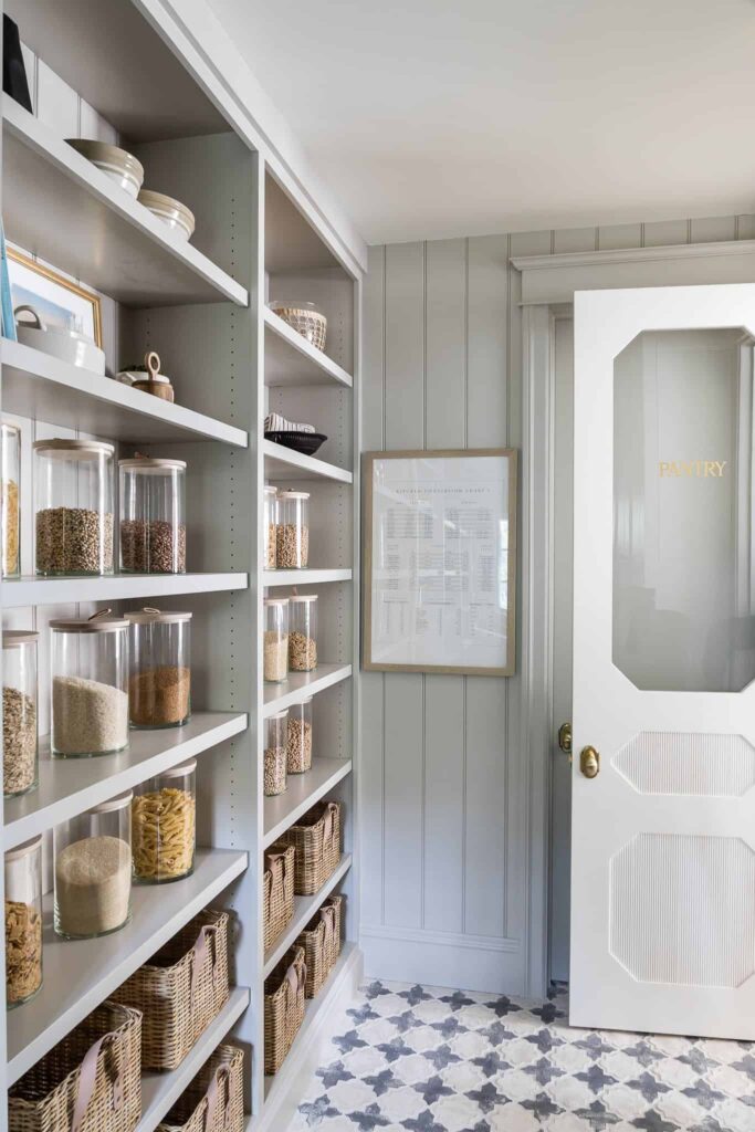Pantry Kitchen Cabinet Colors | A Blissful Nest