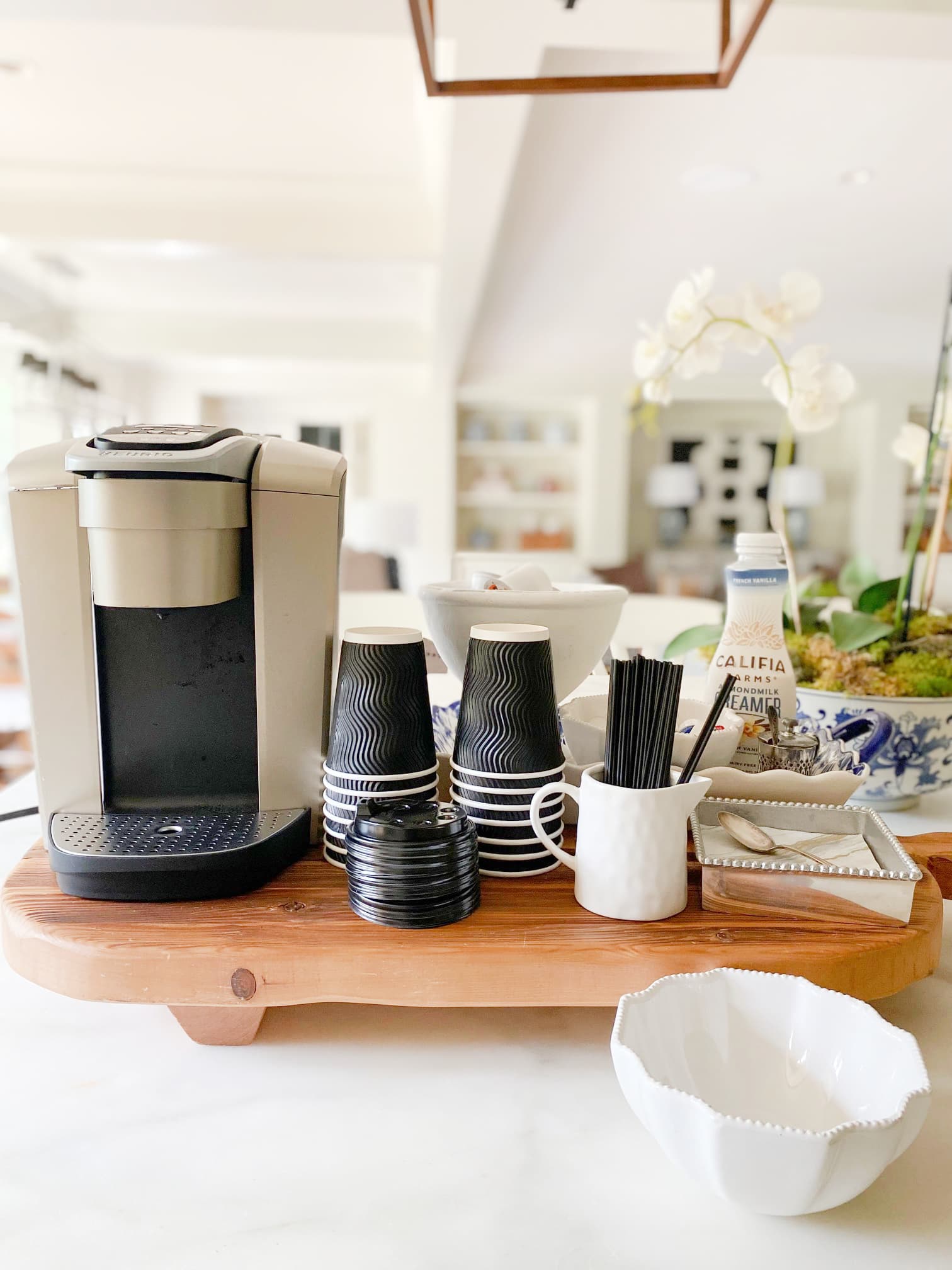 Coffee Bar Ideas For Small Spaces | A Blissful Nest