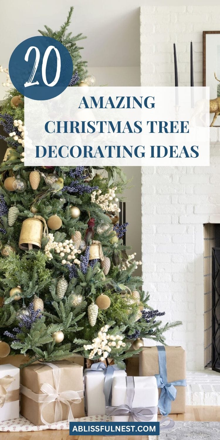 20 Amazing Christmas Tree Decorating Ideas | A Blissful Nest