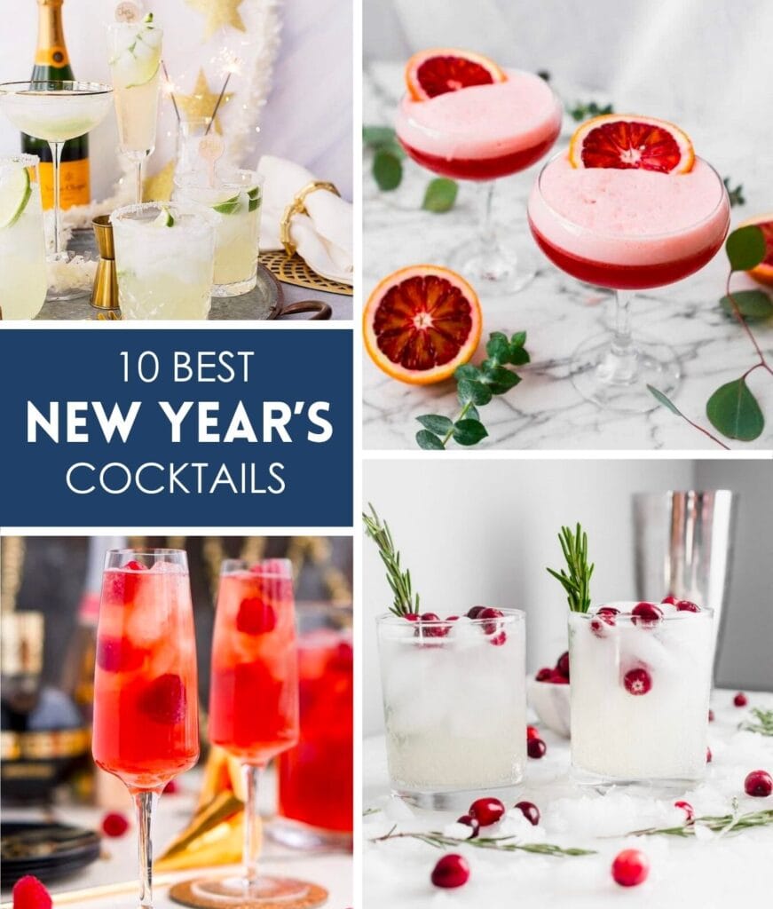 10 New Years Eve Cocktail Ideas | A Blissful Nest