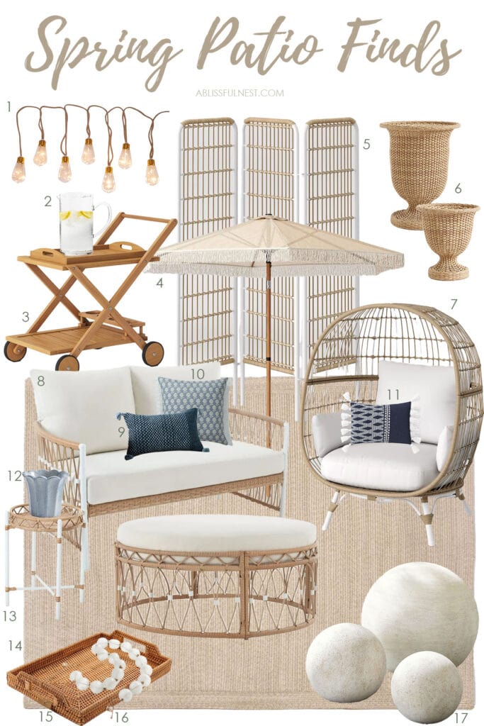 Spring Patio Finds | A Blissful Nest
