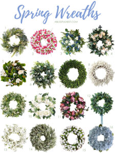 Beautiful Spring Wreaths | A Blissful Nest