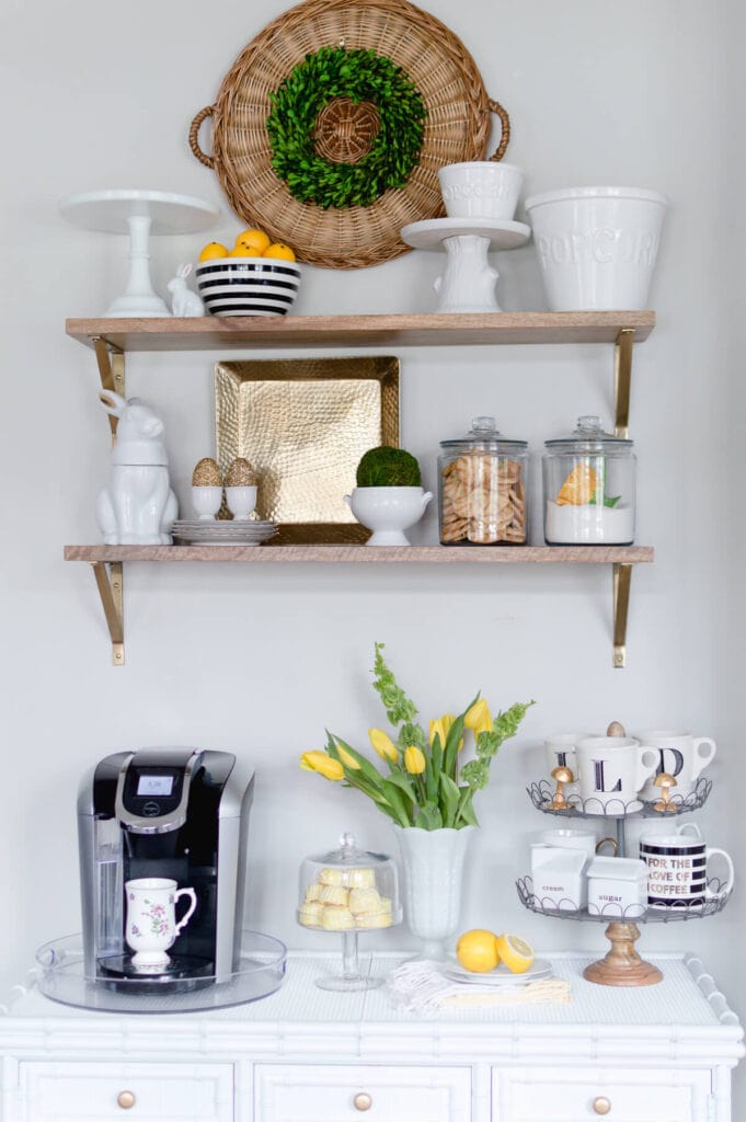 Apartment Coffee Bar Ideas | A Blissful Nest
