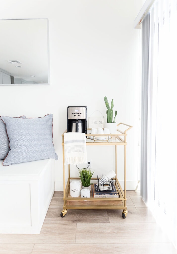 Apartment Coffee Bar Ideas | A Blissful Nest