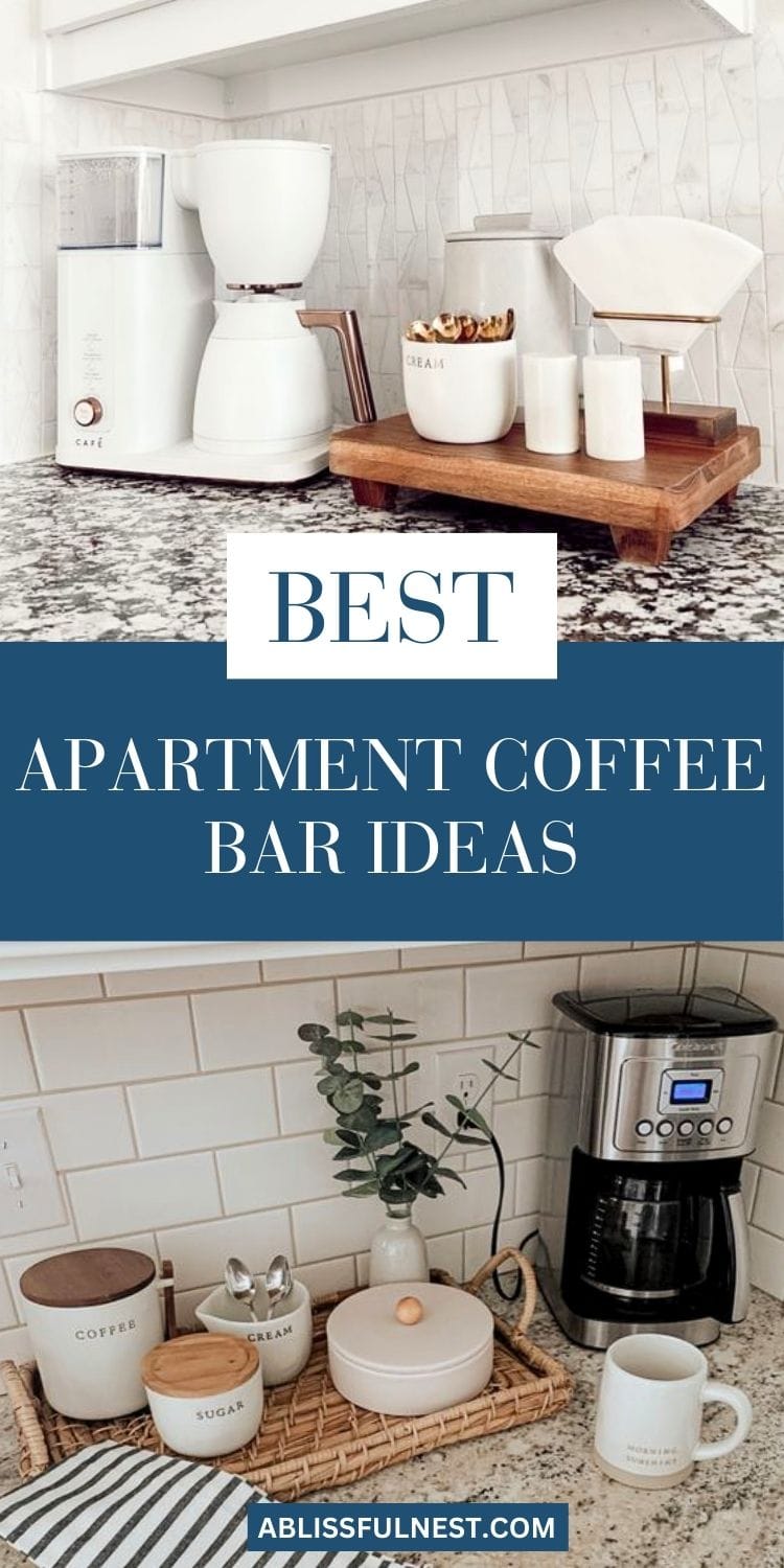 Apartment Coffee Bar Ideas | A Blissful Nest