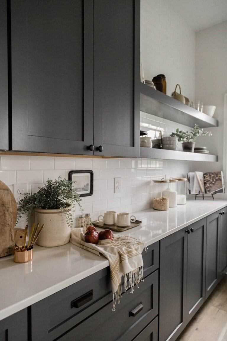 Bold Kitchen Cabinet Colors | A Blissful Nest